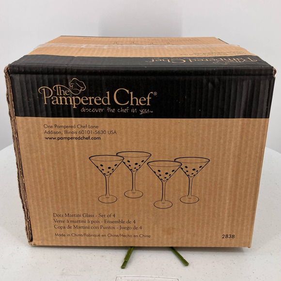 The Pampered Chef | Dining | Pampered Chef 28383 Multi Color Polka Dot ...